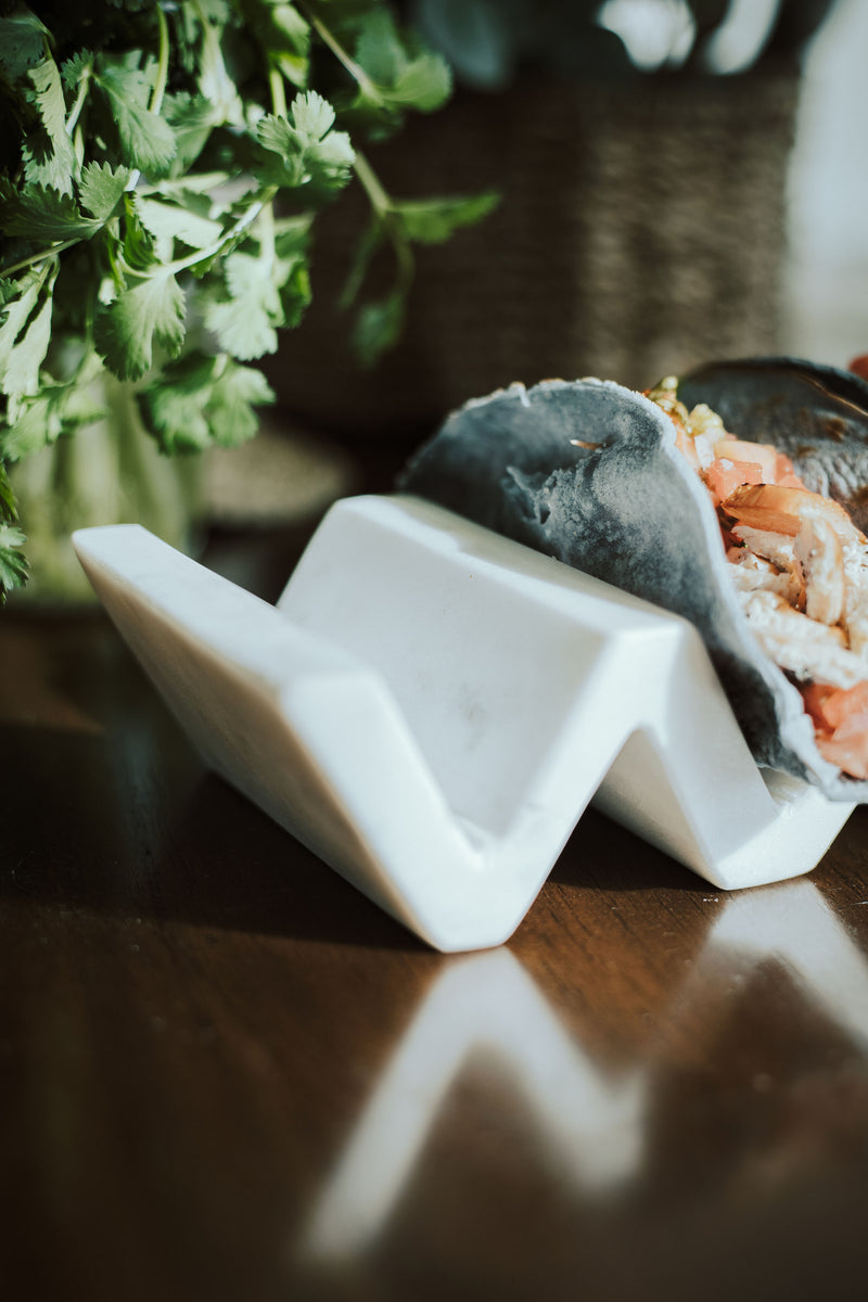 Marble Taco Stand – Lily & Marigold Home + Design